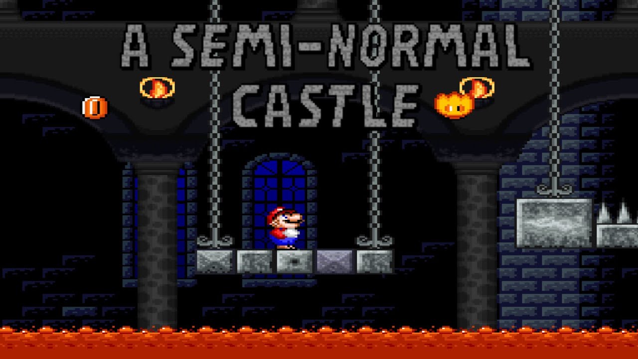 A Semi-Normal Castle v1.0.1 | Hacks de SMW - YouTube