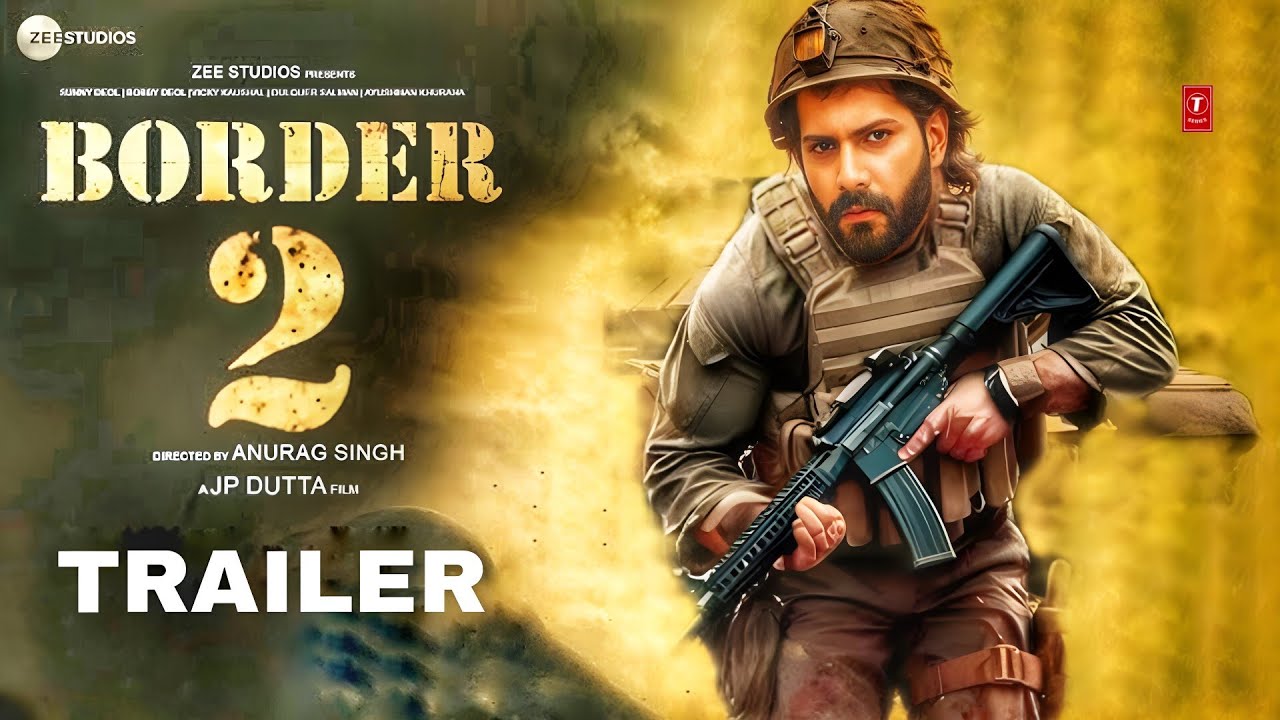 Border 2 - Official Trailer | Sunny Deol | Varun Dhawan | Ahan Shetty | Diljeet Jodhans ! - YouTube
