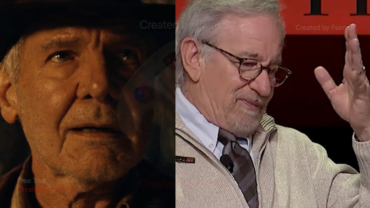 Spielberg Reacts To Seeing Indy And 'The Dial Of Destiny' - YouTube