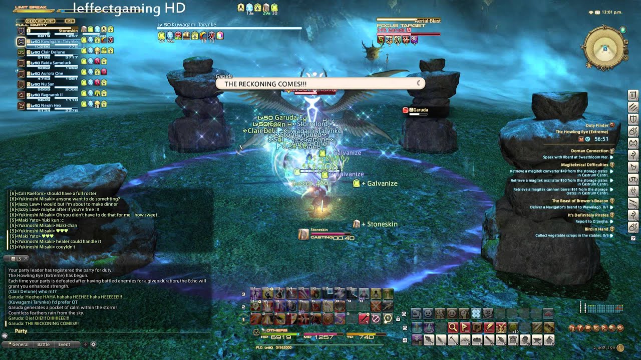 Final Fantasy 14 Garuda Ex (MT POV) - YouTube