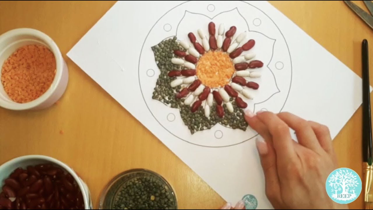ETG Parc Güell Bean Mosaic Tutorial - YouTube