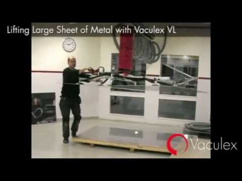 Large Sheet of Metal with Vaculex VL - YouTube