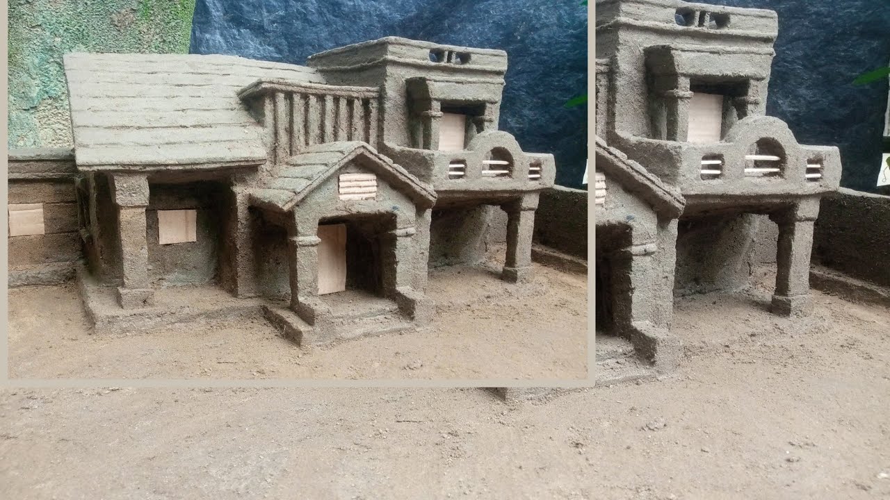 How to make hut with clay||Simple Clay House👷🏼 || Beautiful Design 💥💥 ...
