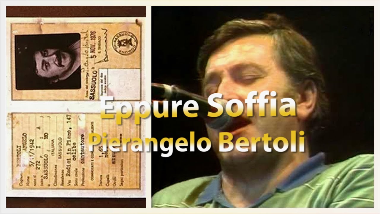 1976 - Eppure Soffia - Pierangelo Bertoli - YouTube