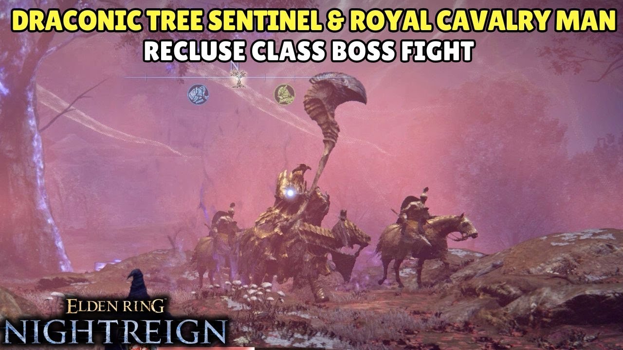 Elden Ring Nightreign - Draconic Tree Sentinel & Royal Cavalryman boss ...
