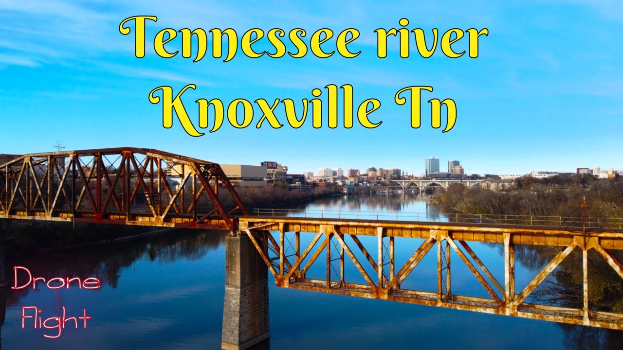 Tennessee river Knoxville Tn | Drone flight video | Autumn 2023 - YouTube