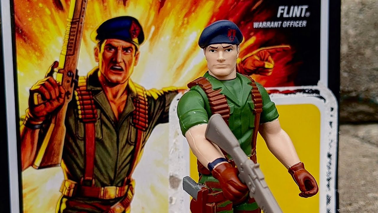 Super 7 flint cooler than duke action figure review - YouTube