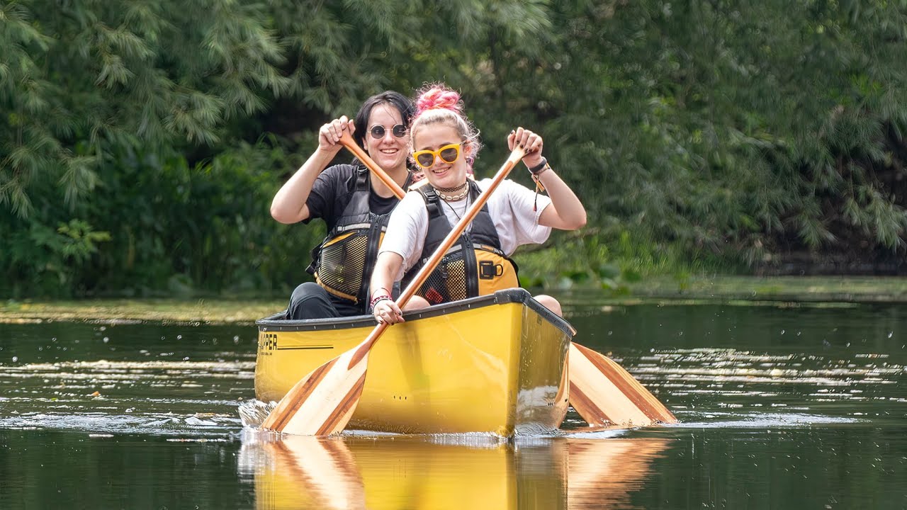 Paddling the Yellow Canoe - YouTube
