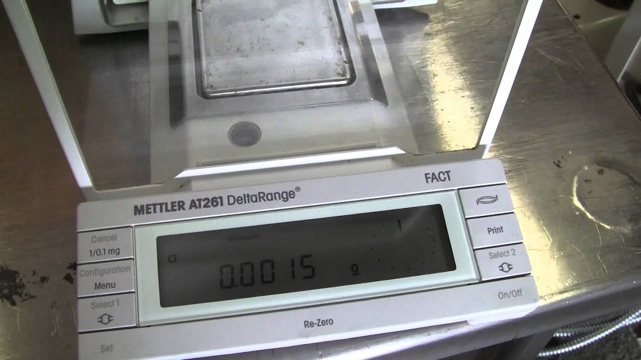Mettler Toledo AT-261 Semi-Micro Analytical Balance - YouTube