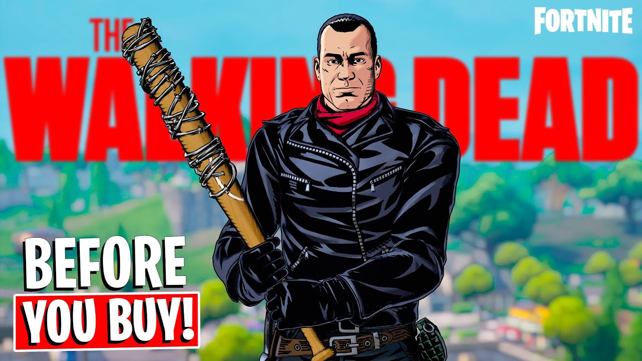 NEGAN from The Walking Dead | Before You Buy (Fortnite Battle Royale ...
