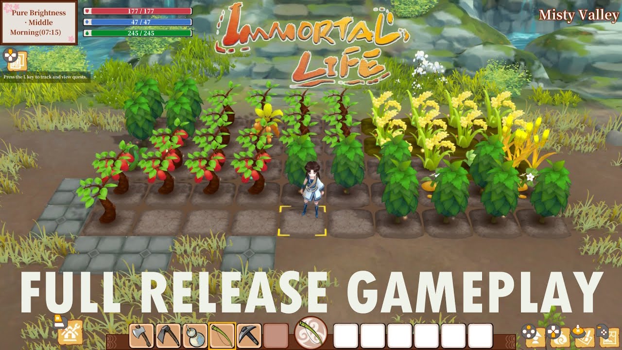 Immortal Life - Full Release Farming English Gameplay - YouTube