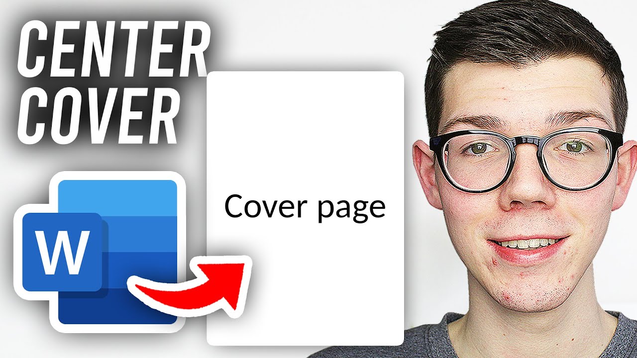 How To Center Cover Page Text In Word - Full Guide - YouTube