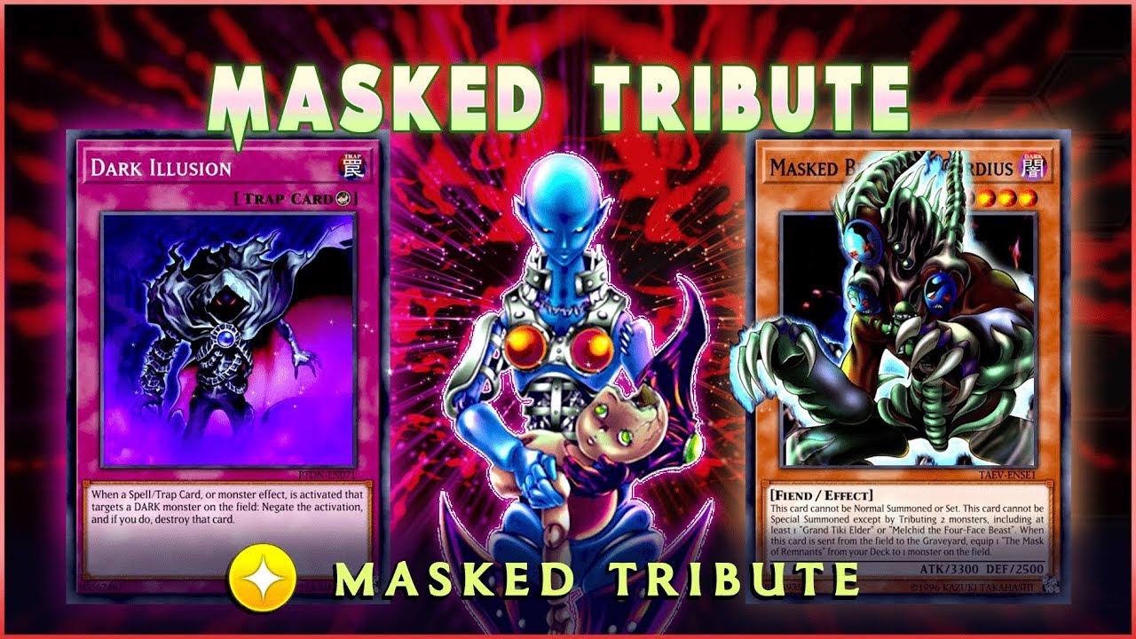 OP SKILL!! MASKED TRIBUTE, MASKED BEAST DES GARDIUS [ Yu-Gi-Oh! Duel ...