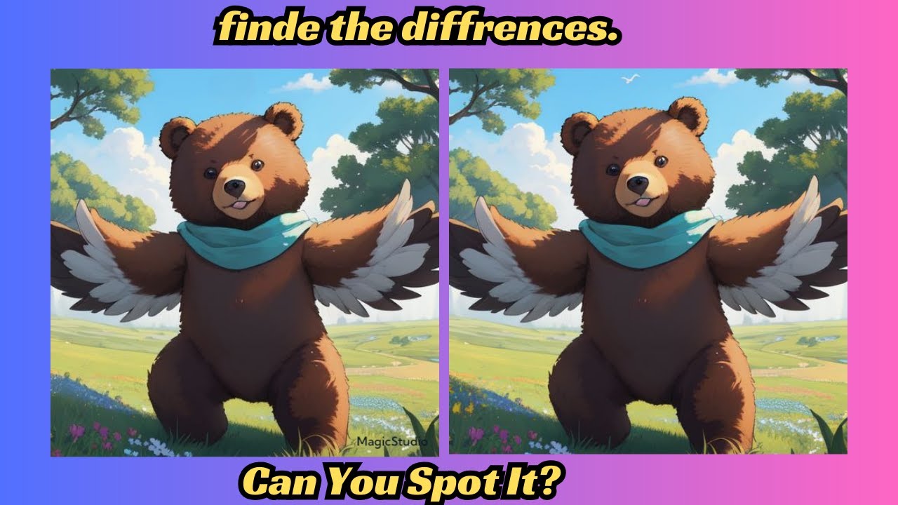 spot the diffrence: can you find them all? [find the diffrence #17]_fun chllemging game. - YouTube