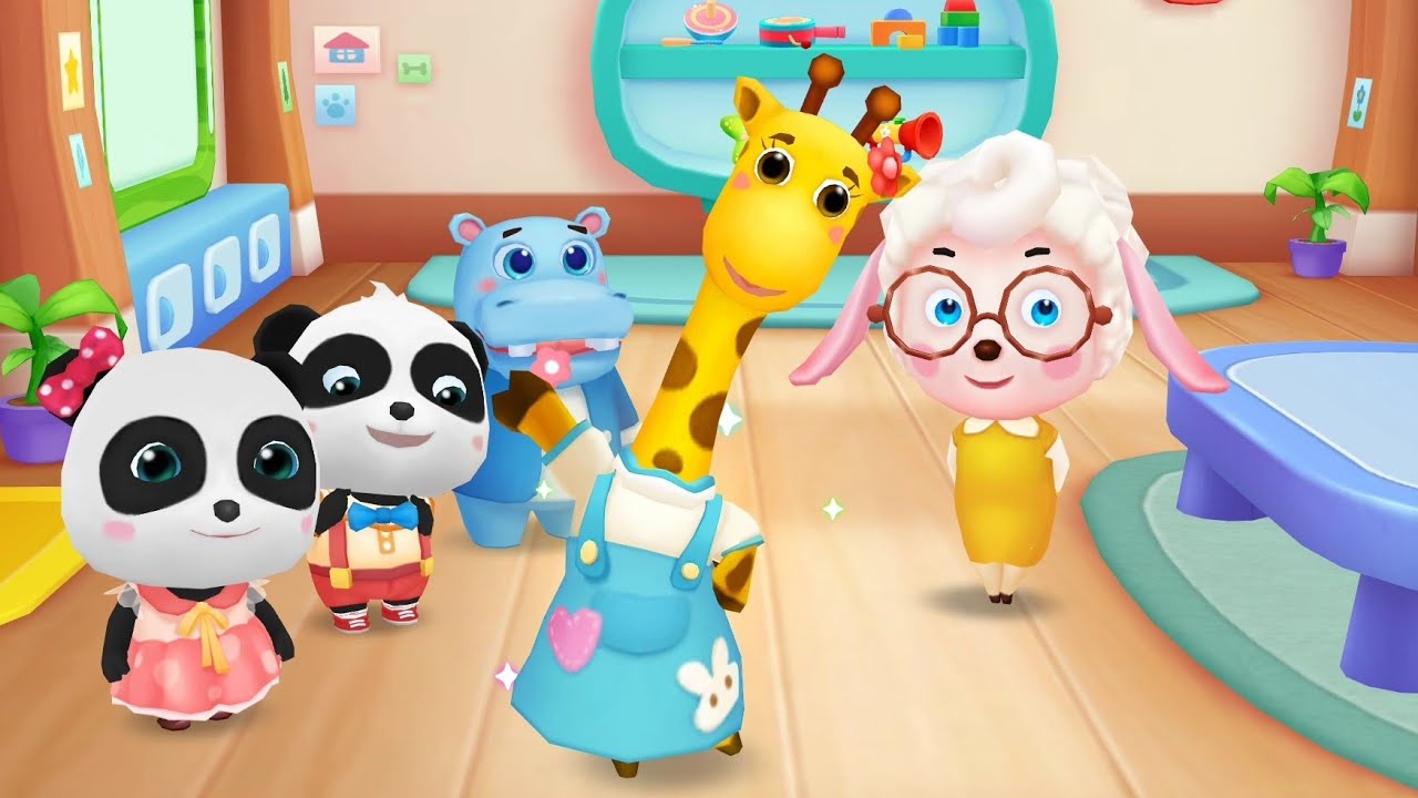 Baby Panda's School Bus | Have fun driving awesome cars | Baby Bus ...