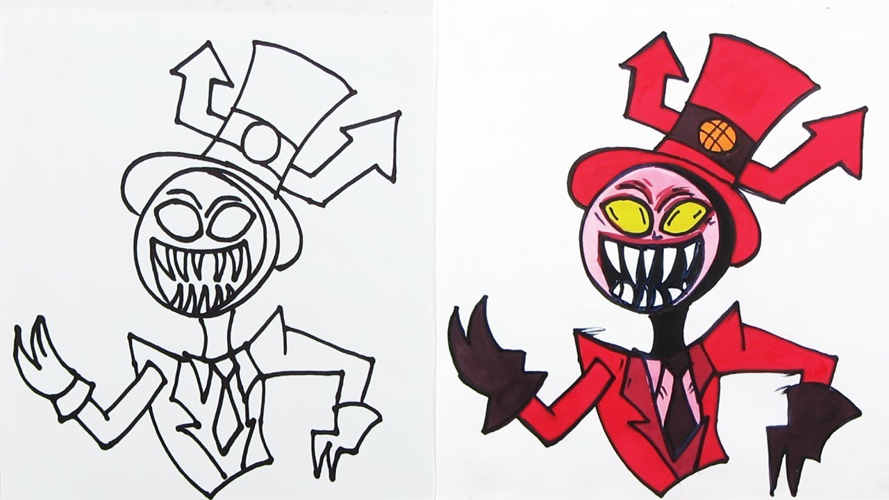 How To Draw Choo Choo Charles |Easy Step By Step Drawing Tutorialचू चू ...