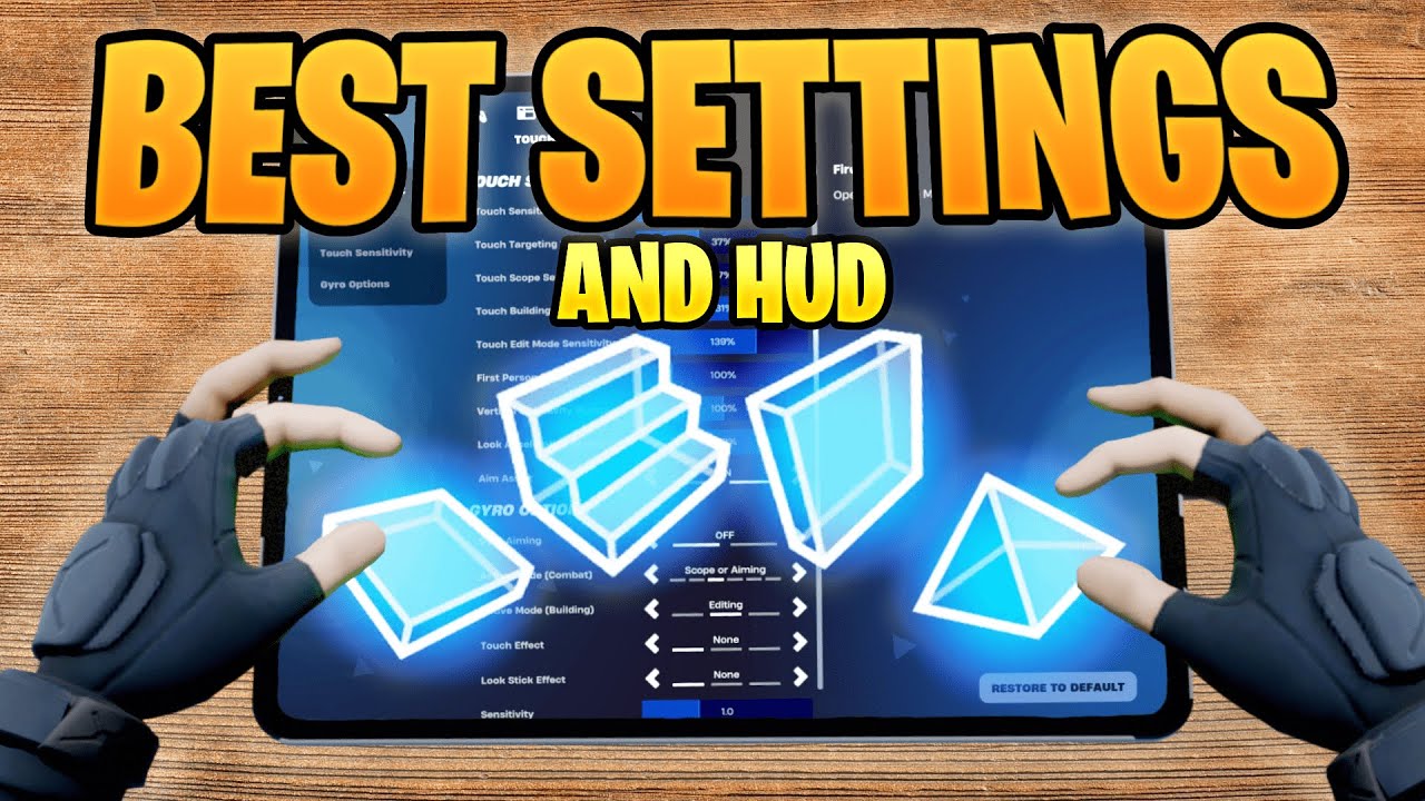 The BEST Fortnite MOBILE Settings In 2025! (iPad HUD + Settings) - YouTube