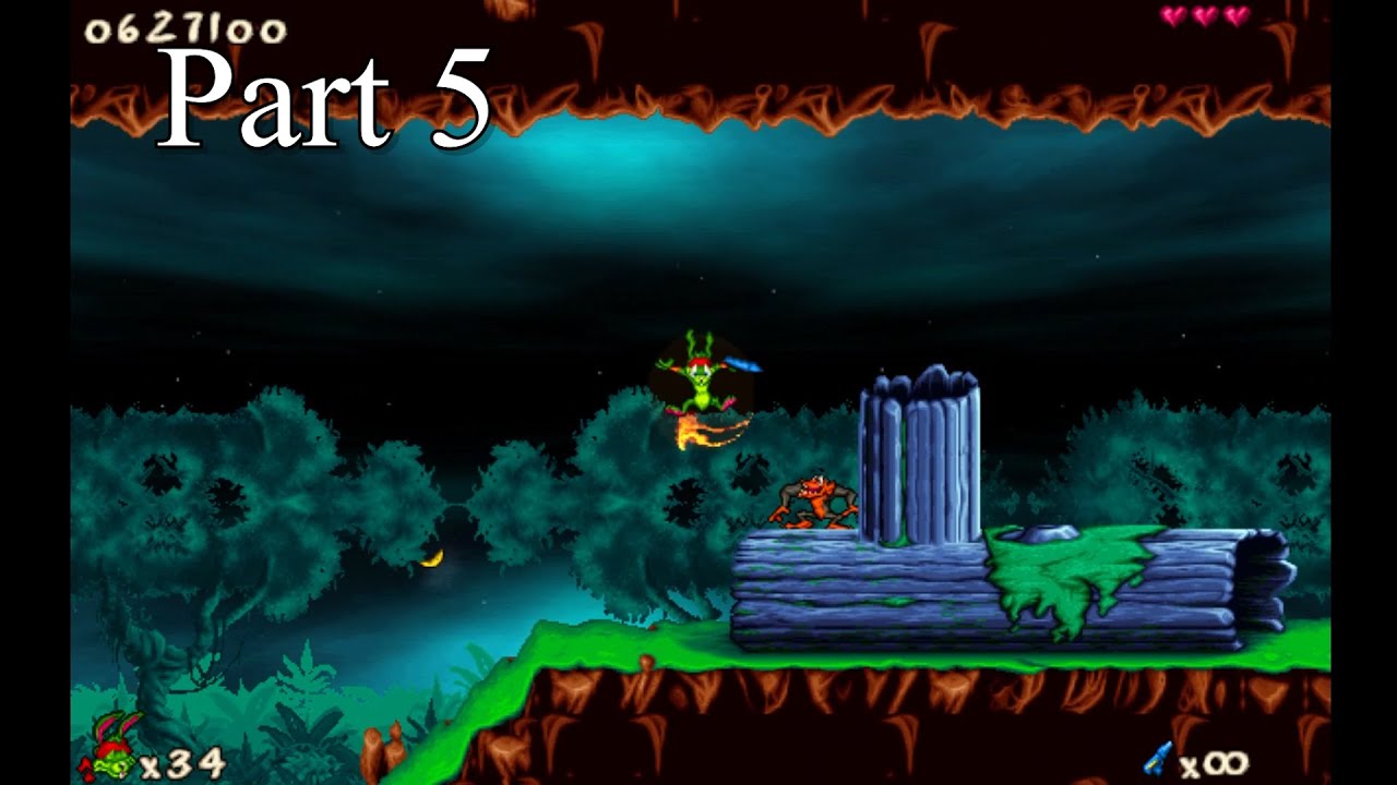 Jazz Jackrabbit 2 Part 5- The Boss In The Evil Castle - YouTube