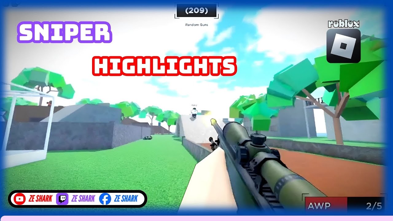 Roblox | Sniper Highlights ยิงไปบ่นไปสไตล์เดิม - YouTube