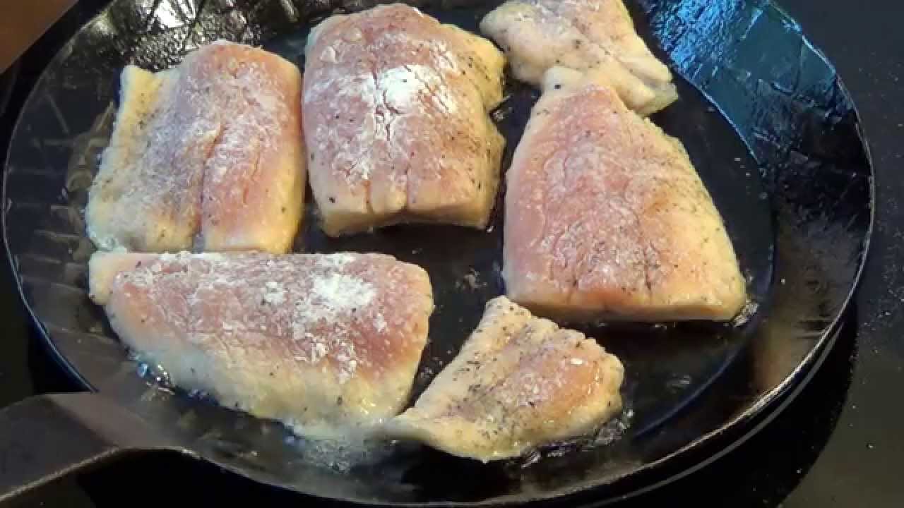 Saibling filetieren und braten - YouTube