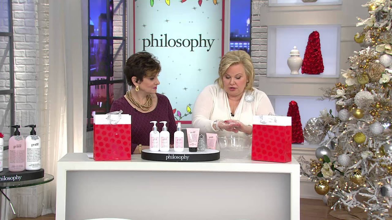 philosophy amazing grace 4-piece home collection with Jane Treacy - YouTube