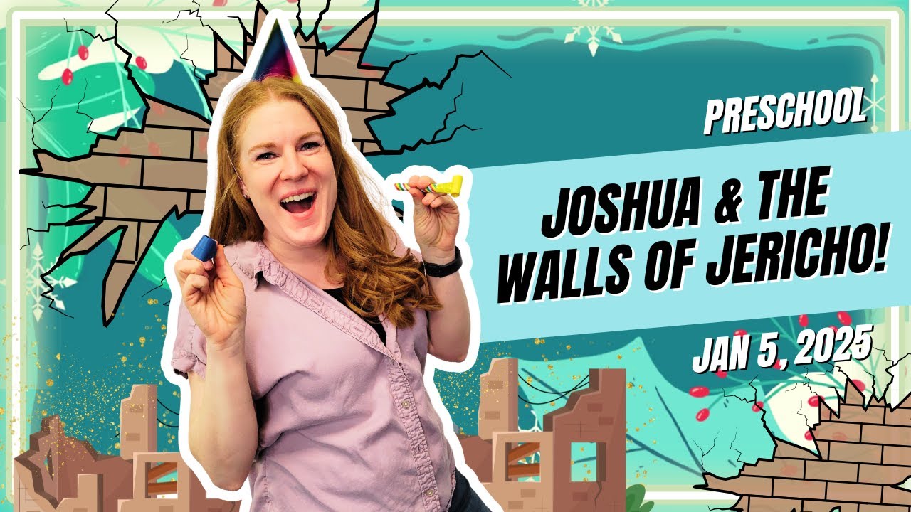 Kids Church Online | Joshua & the Walls of Jericho | Preschool ...