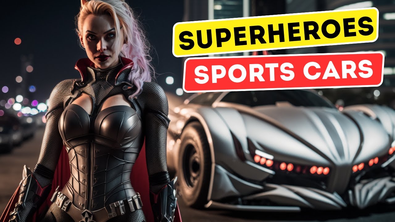 Sports Cars for Superheroes! Completely new look at superhero cars ...
