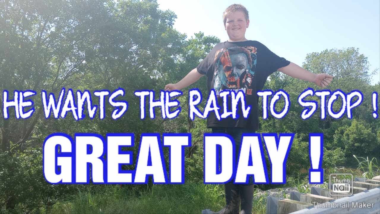 OKLAHOMA LIGHTNING STORM! ( LOGAN WANTS THE RAIN TO STOP! ) - YouTube