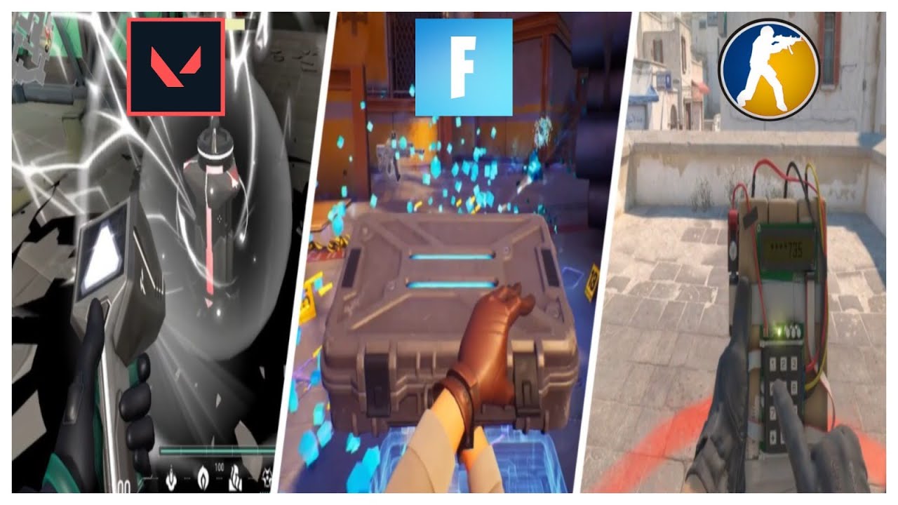 Fortnite Ballistic vs Valorant vs Counter Strike | COMPARISON | - YouTube