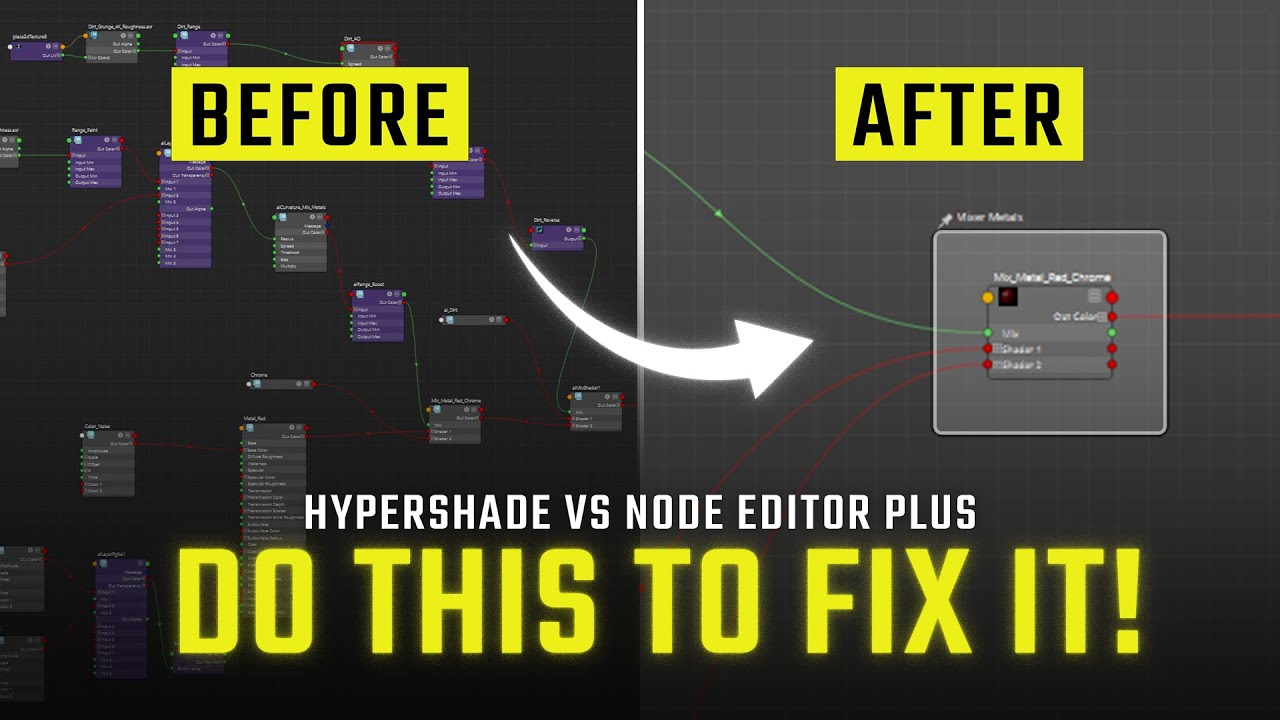 Why does YOUR Maya HYPERSHADE look so OUTDATED? - YouTube