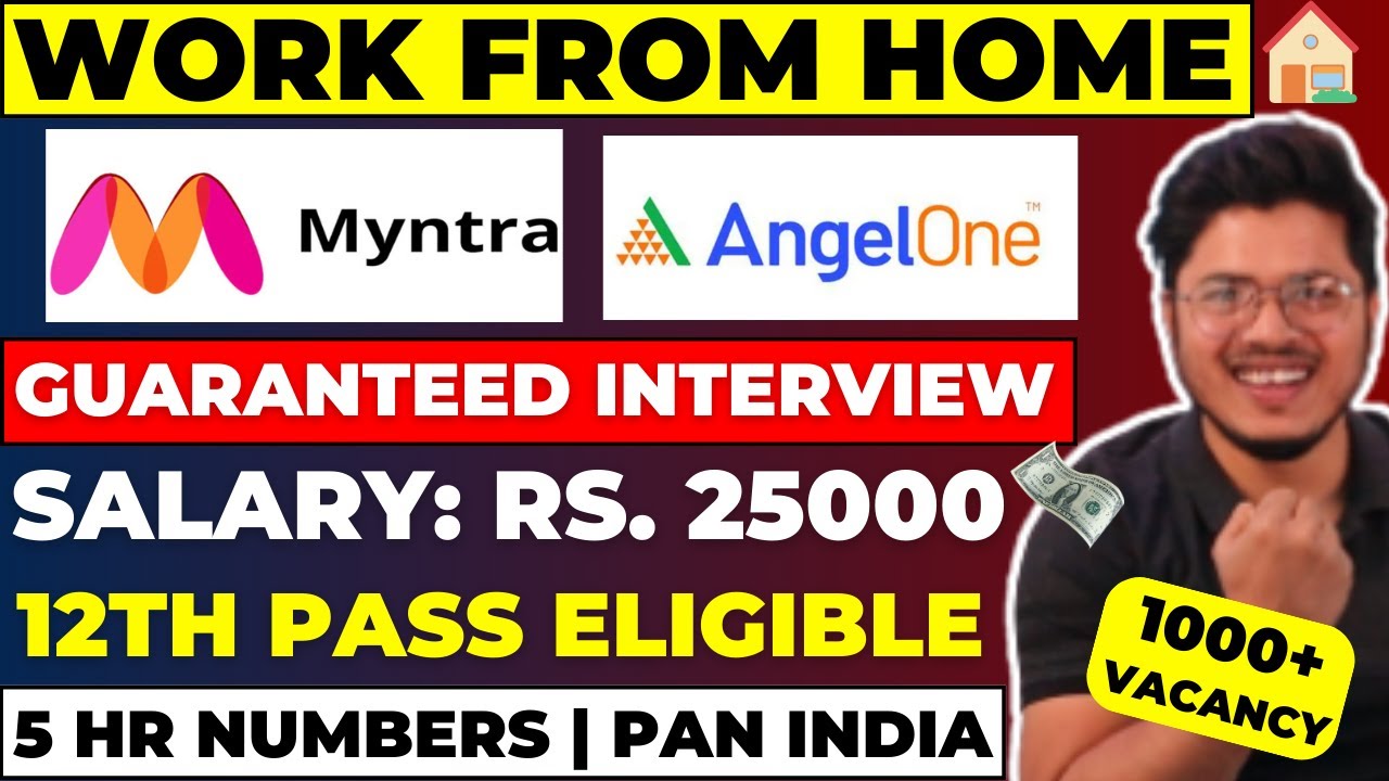 Best work from home job for 12th Pass😍| Mega WFH vacancies | Online ...