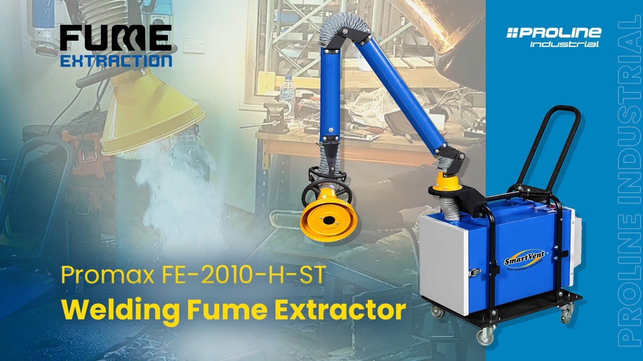 Promax FE-2010-H-ST Welding Fume Extractor - Proline Industrial - YouTube