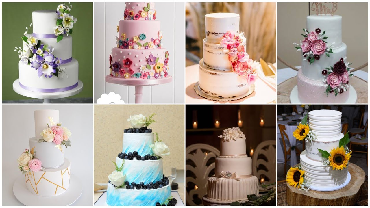💞3 Tier Cake Design 2023/Cake Decoration/3 Layer Cake Design/Three Tier ...