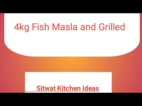 homade grilled 4kg fish with lavish masalas - YouTube