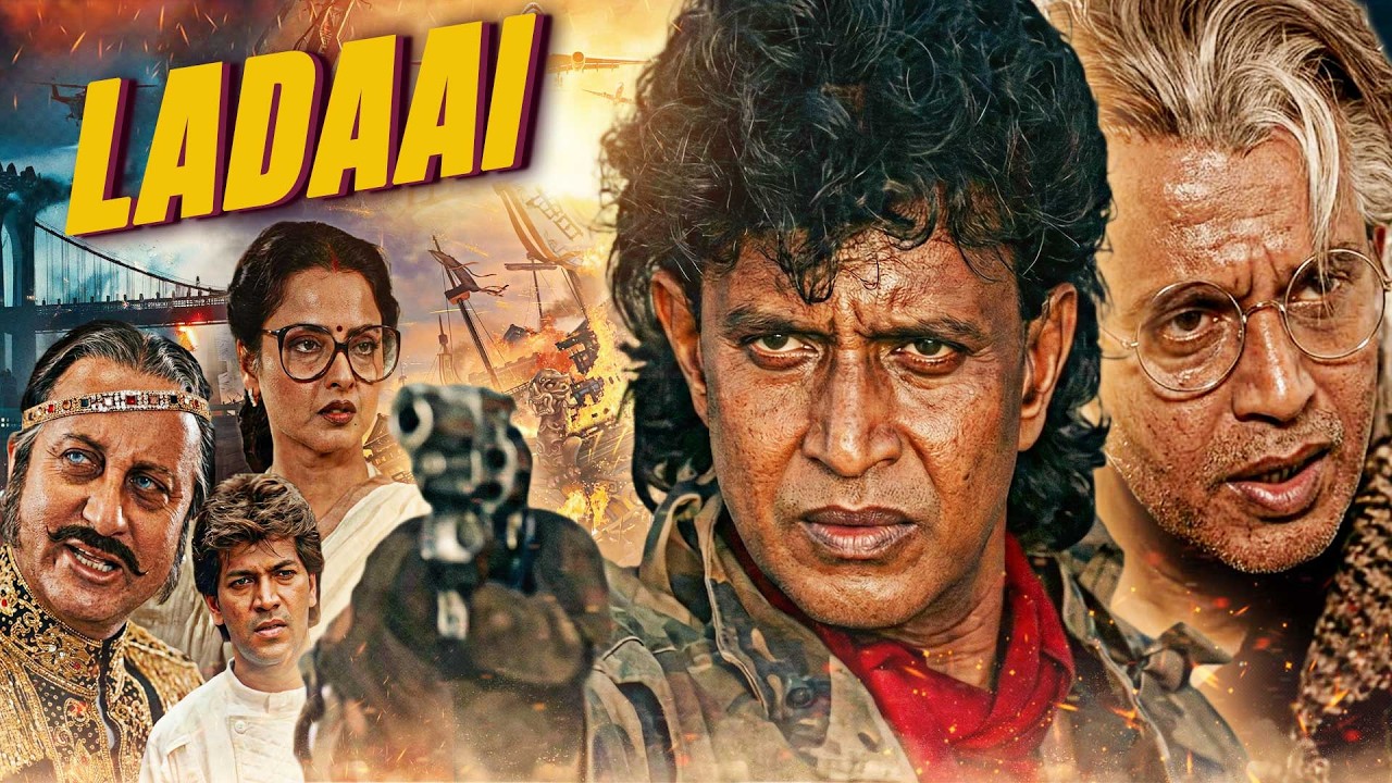 Mithun Chakraborty Hindi Action Full Movie Ladaai (1989) | Rekha ...