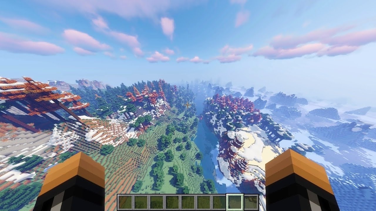 MINECRAFT VR DISTANT HORIZONS 1024X - YouTube