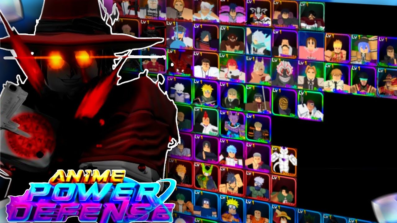 TODOS OS METAS DO ANIME POWER DEFENSE! (All metas) - YouTube