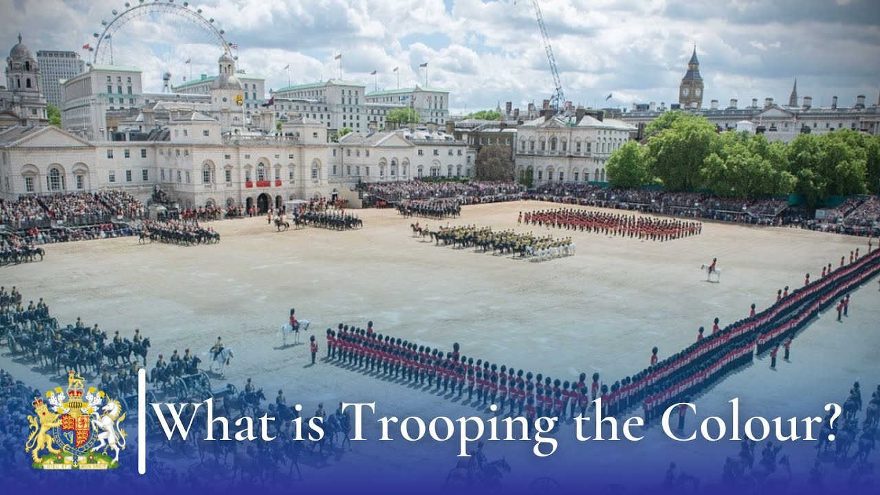 What is Trooping the Colour?💂‍♀️🇬🇧 #troopingthecolour - YouTube