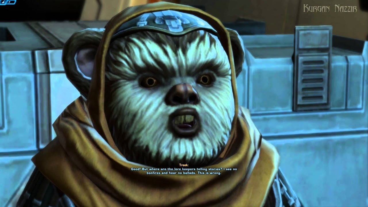 SWTOR - Dialogues with Treek (Trooper) - YouTube