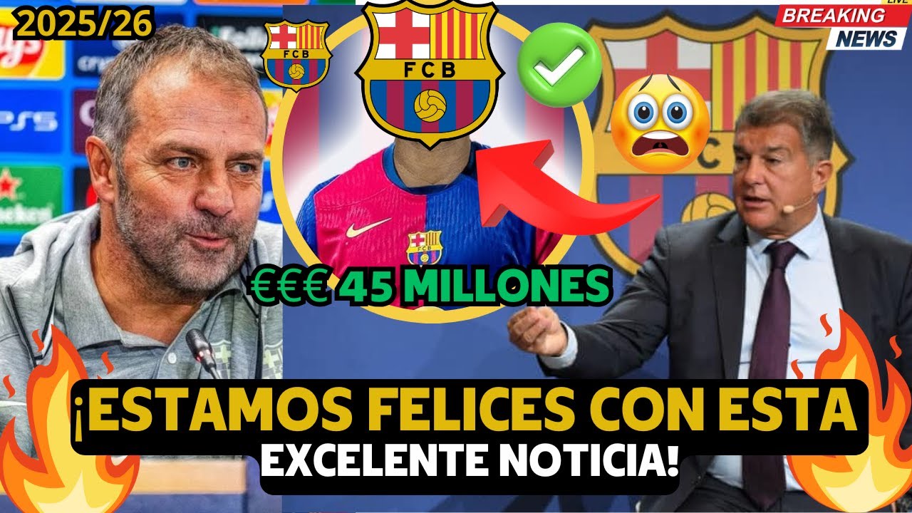 🔥¡URGENTE! ¡EL BARCELONA SACUDE EL MERCADO DE FICHAJES CON UN ...