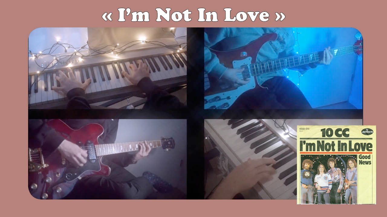 10CC - I'm Not In Love (Instrumental cover) - YouTube