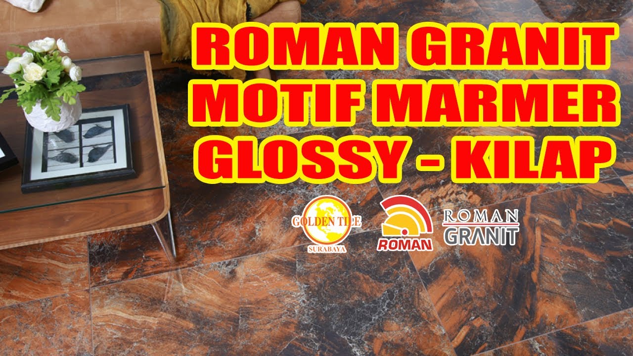 Granit Motif Marmer Glossy - Kilap - Roman Granit - YouTube