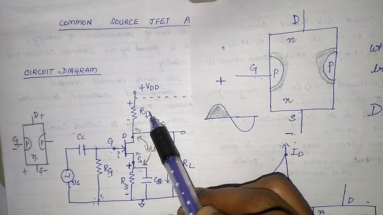 COMMON SOURCE JFET AMPLIFIER - YouTube