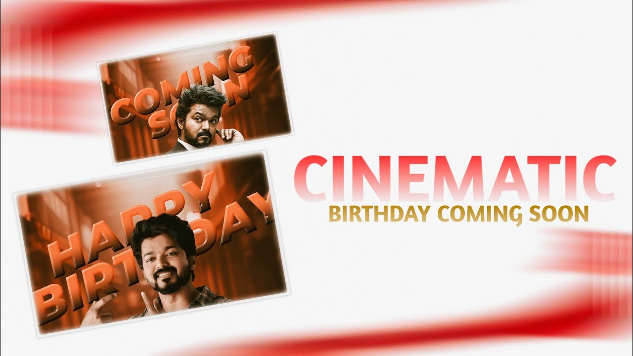 Cinematic Birthday Coming Soon Video Editing Tutorial Alight Motion ...