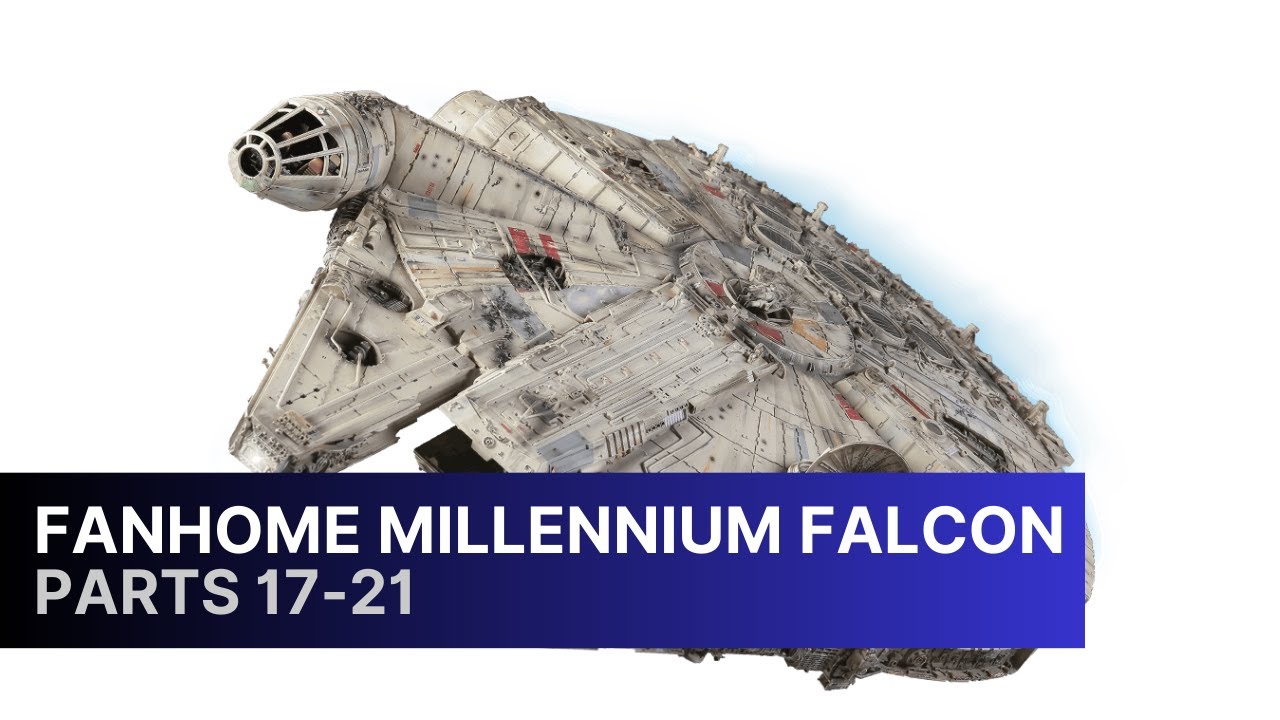Fanhome Star Wars 1/43 Millennium Falcon, parts 17-21 - YouTube