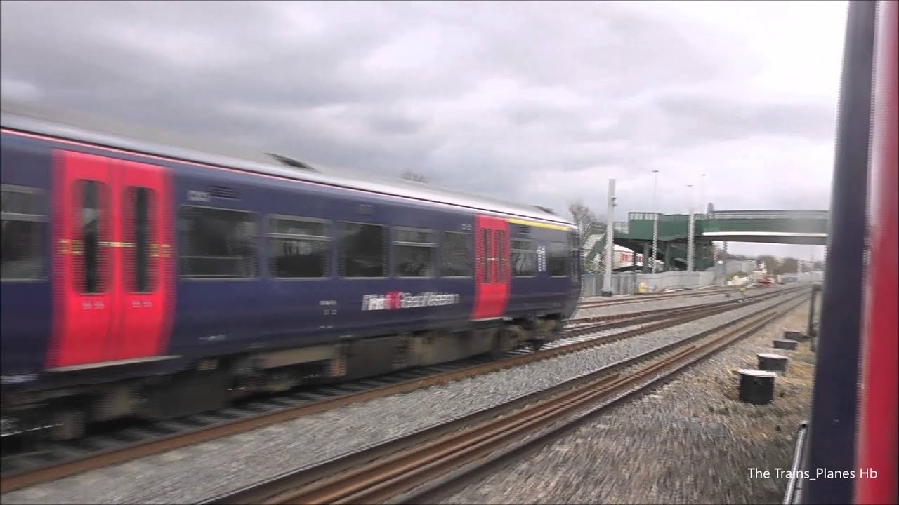 Reading to London Paddington GWR Cheltenham Spa Express 43087 7/3/16 ...