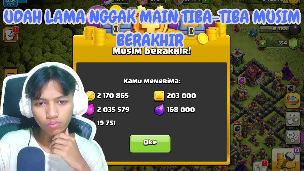 UDAH LAMA NGGAK MAIN TIBA-TIBA MUSIM BERAKHIR - Clash Of Clans ...