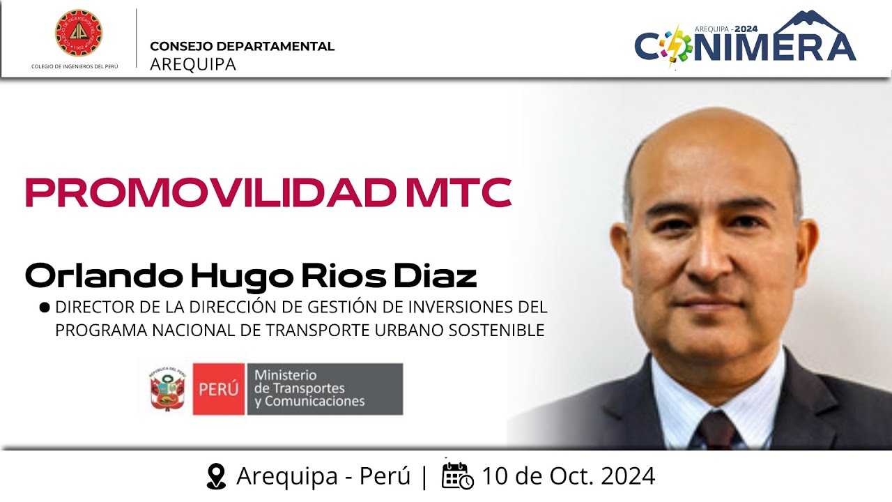 ORLANDO HUGO RIOS - Transporte Urbano Sostenible en Ciudades del Perú ...