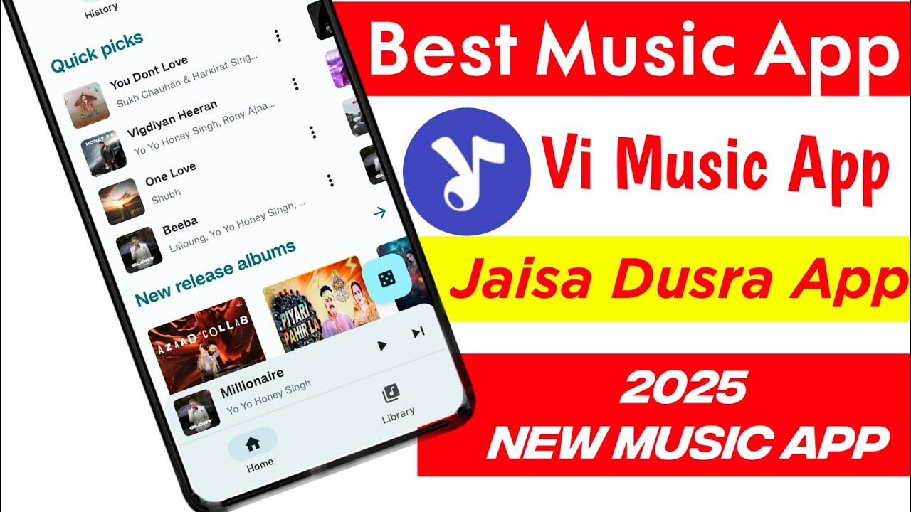 Vi Music App Jaisa Dusra App | Best Online Music App | Vi Music App ...