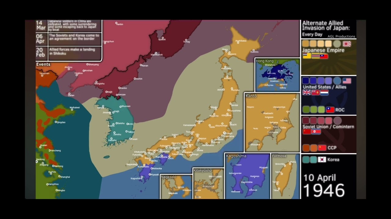 Alternate Allied Invasion Of Japan | Operation Downfall - YouTube